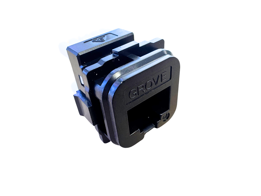 Cat6A Modular Jacks fits Iconic Style Faceplate | CAT6A | 1PD – 1 Point ...