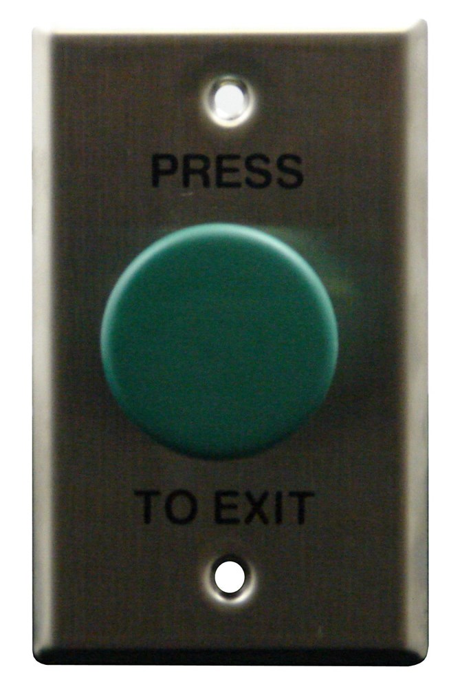 Green Egress Button N/O Stainless Steel Plate | Security | 1PD – 1 ...